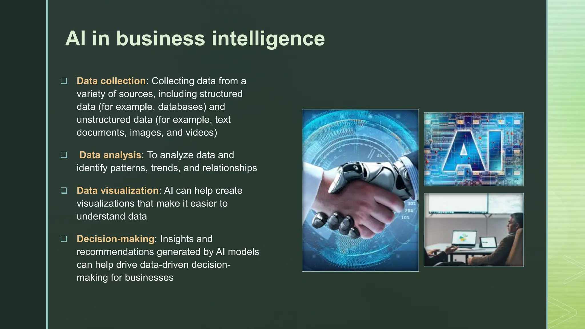 AI PPT is about the applications of the Artifical intelligence | PPTX