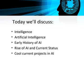 Power Point Presentation on Artificial Intelligence and Cool Current ...