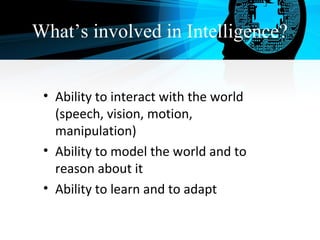 Power Point Presentation on Artificial Intelligence and Cool Current ...