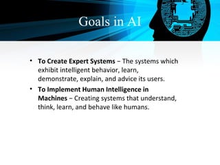 Power Point Presentation on Artificial Intelligence and Cool Current ...
