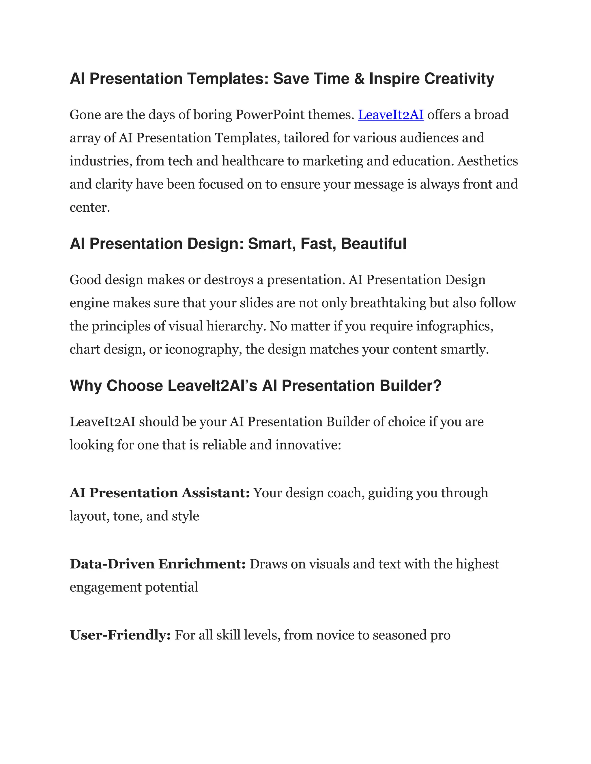 The Best AI Presentation Maker for Stunning Designs | DOCX