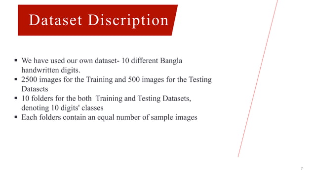 Bangla Hand Written Digit Recognition Presentation Slide Pptx Computer Software And