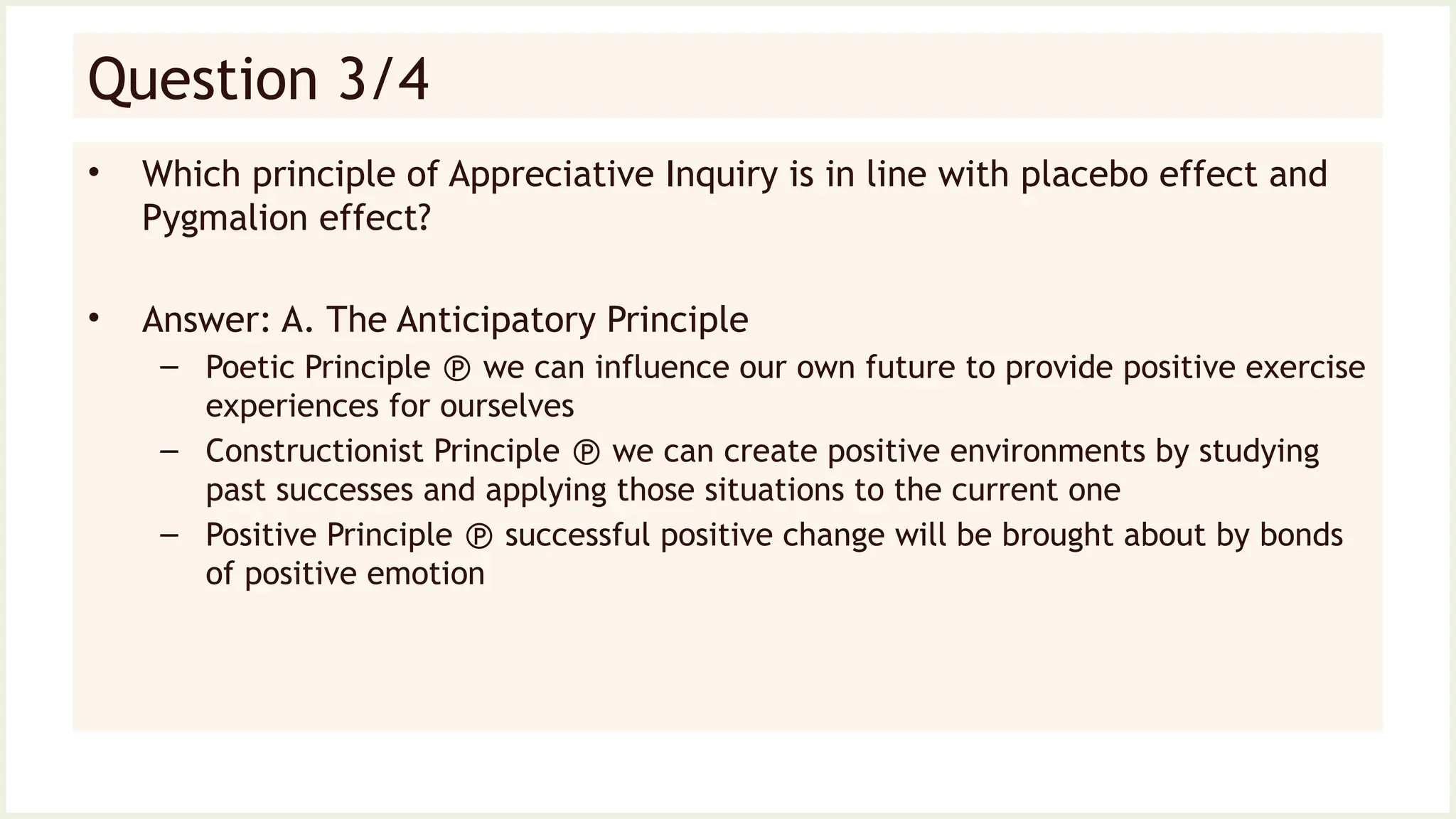 AI (Appreciative Inquiry) Principles - An Overview | PPT