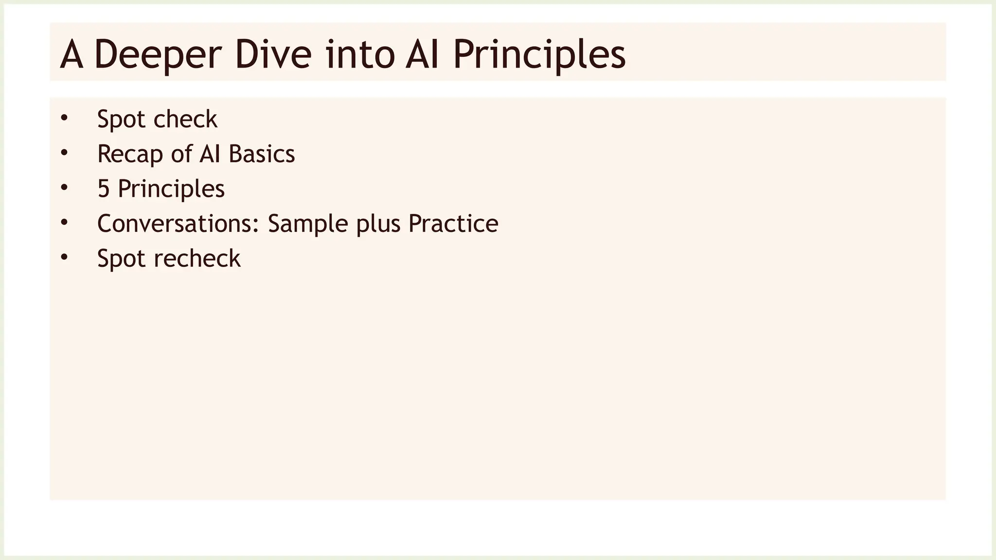 AI (Appreciative Inquiry) Principles - An Overview | PPT