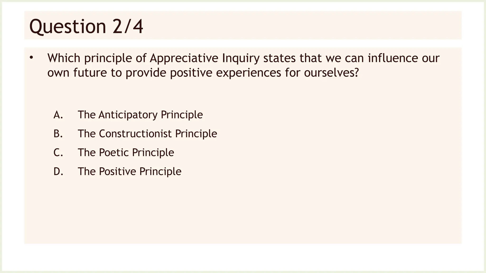 AI (Appreciative Inquiry) Principles - An Overview | PPT