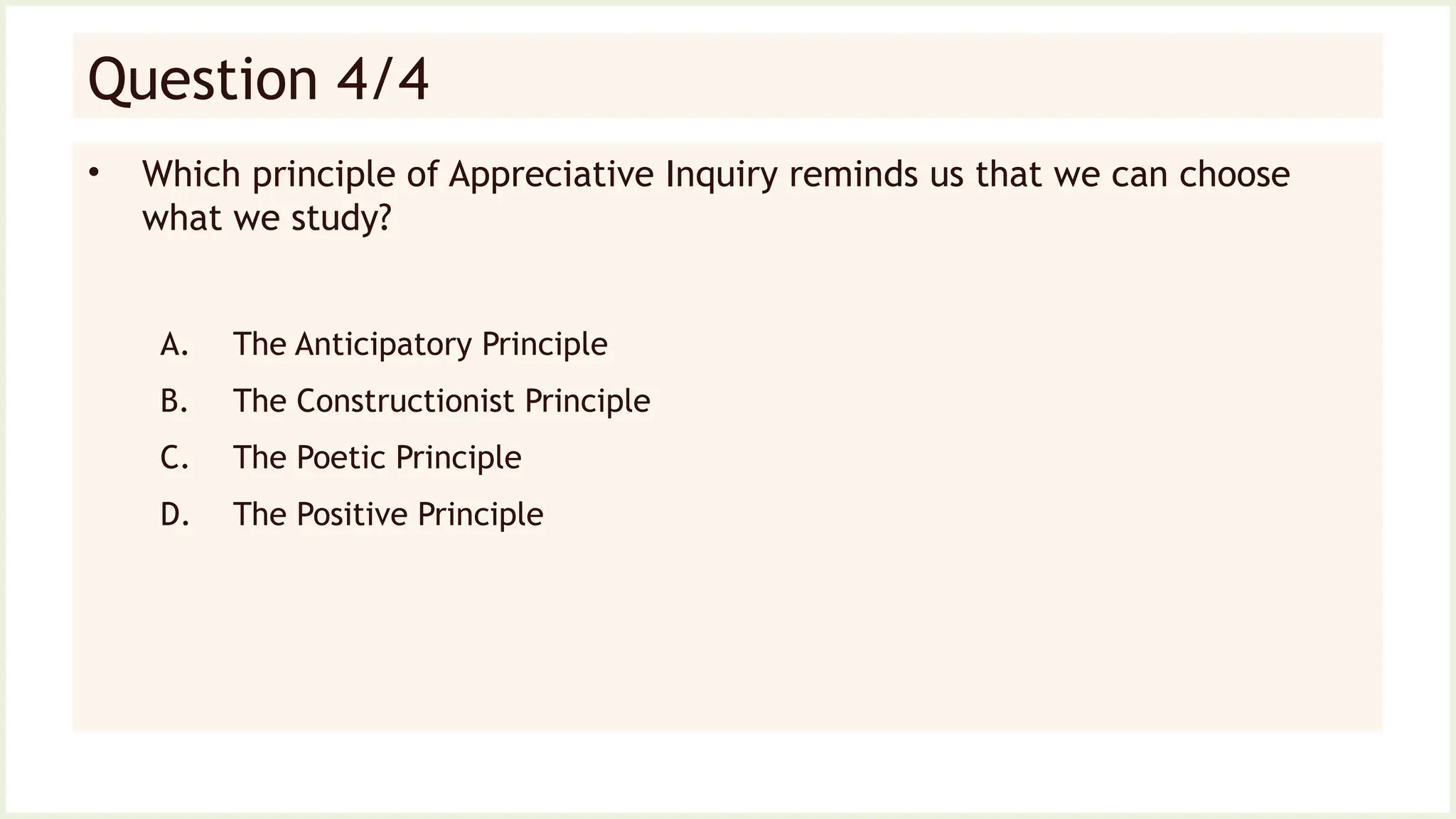 AI (Appreciative Inquiry) Principles - An Overview | PPT