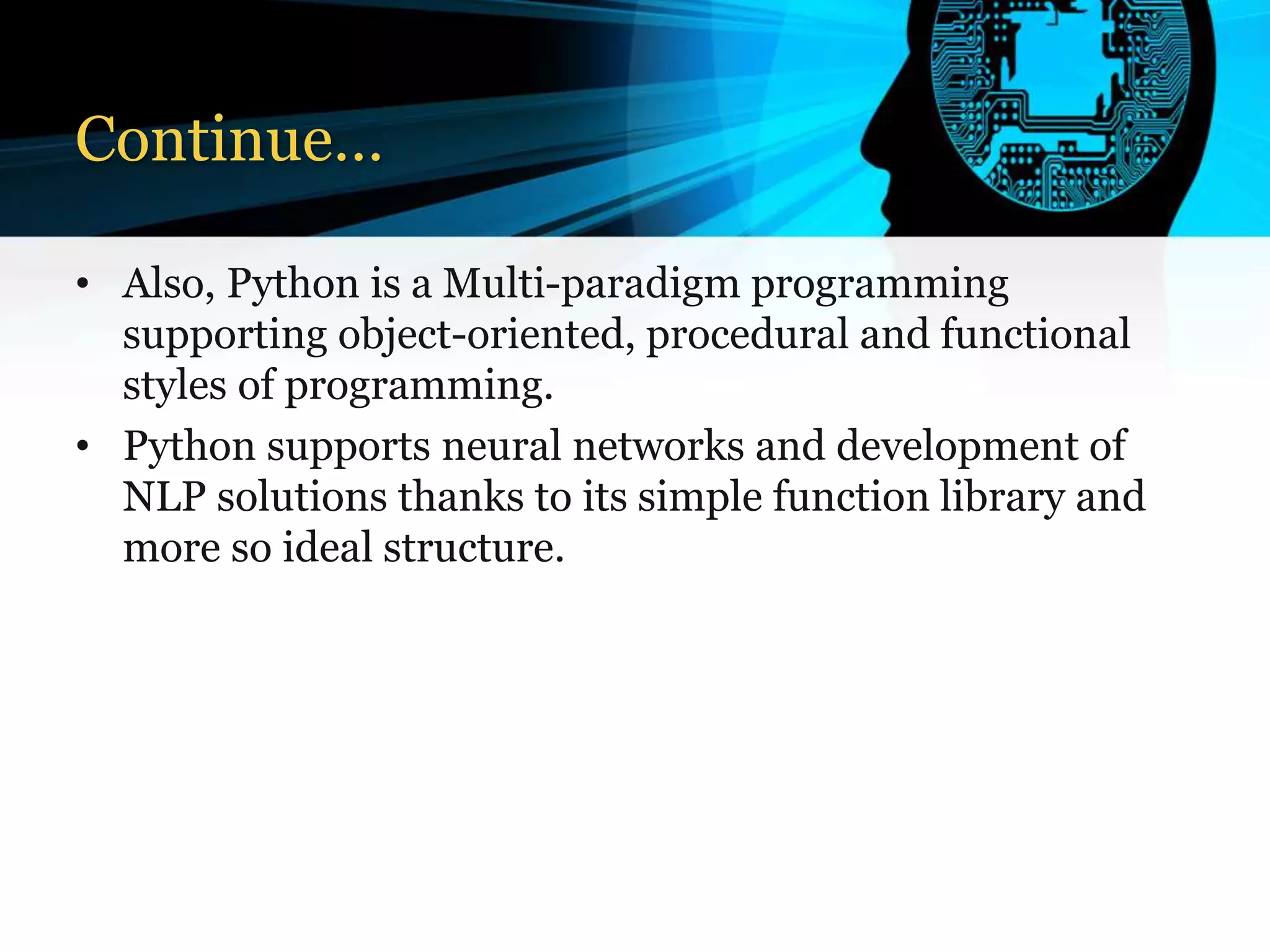 AI programming languages | PPTX