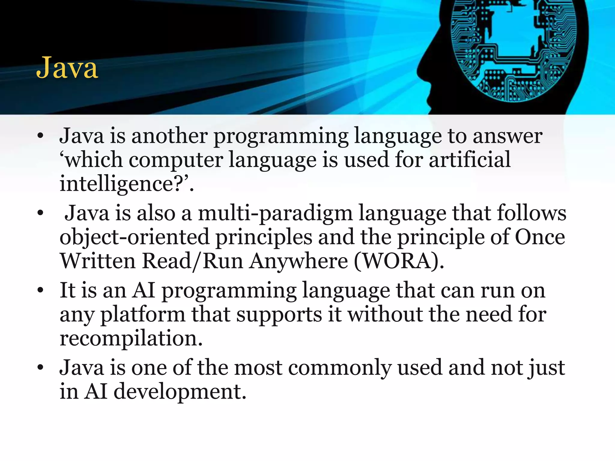 AI programming languages | PPTX