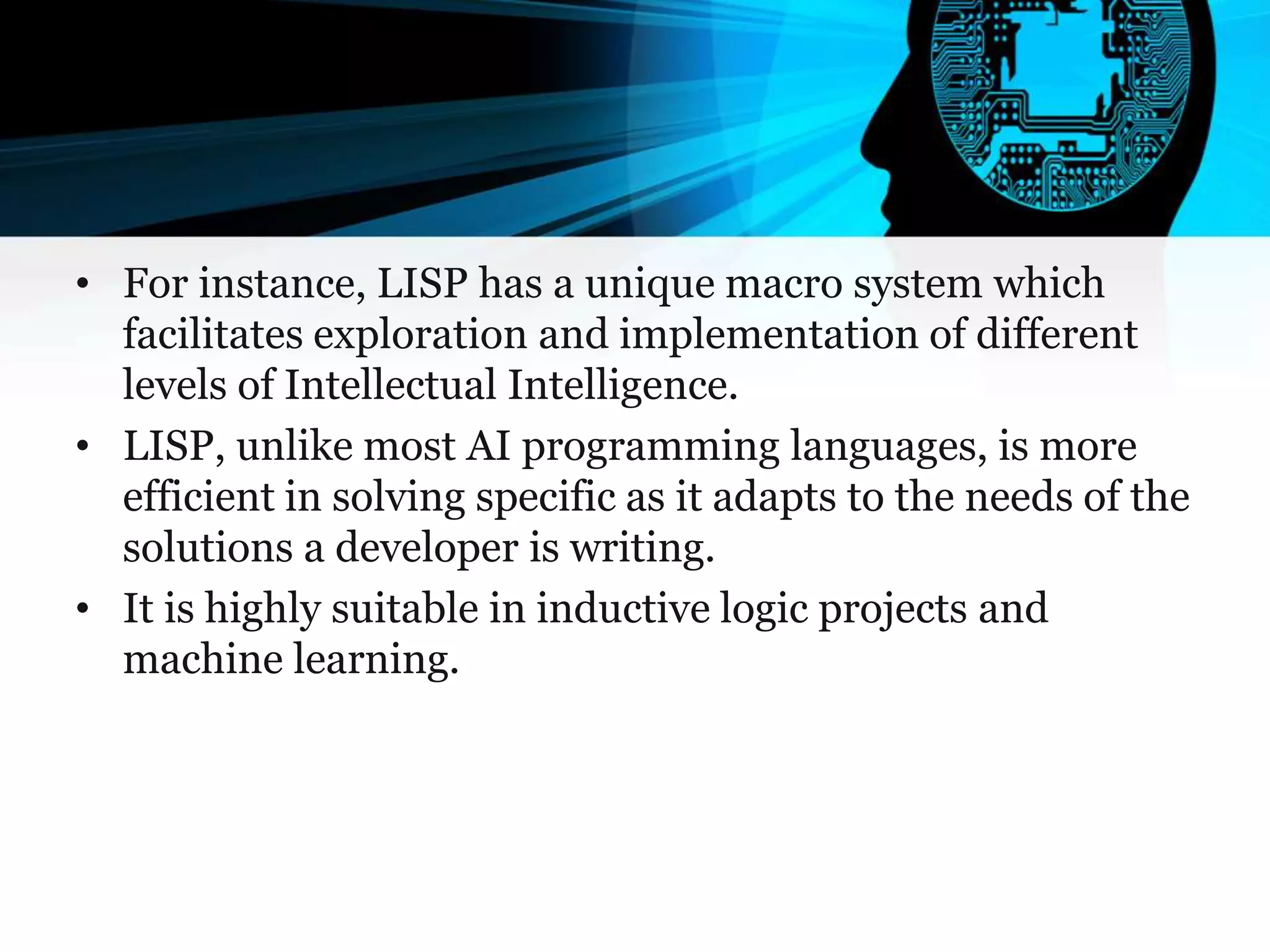 AI programming languages | PPTX