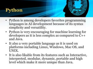 AI programming languages | PPTX