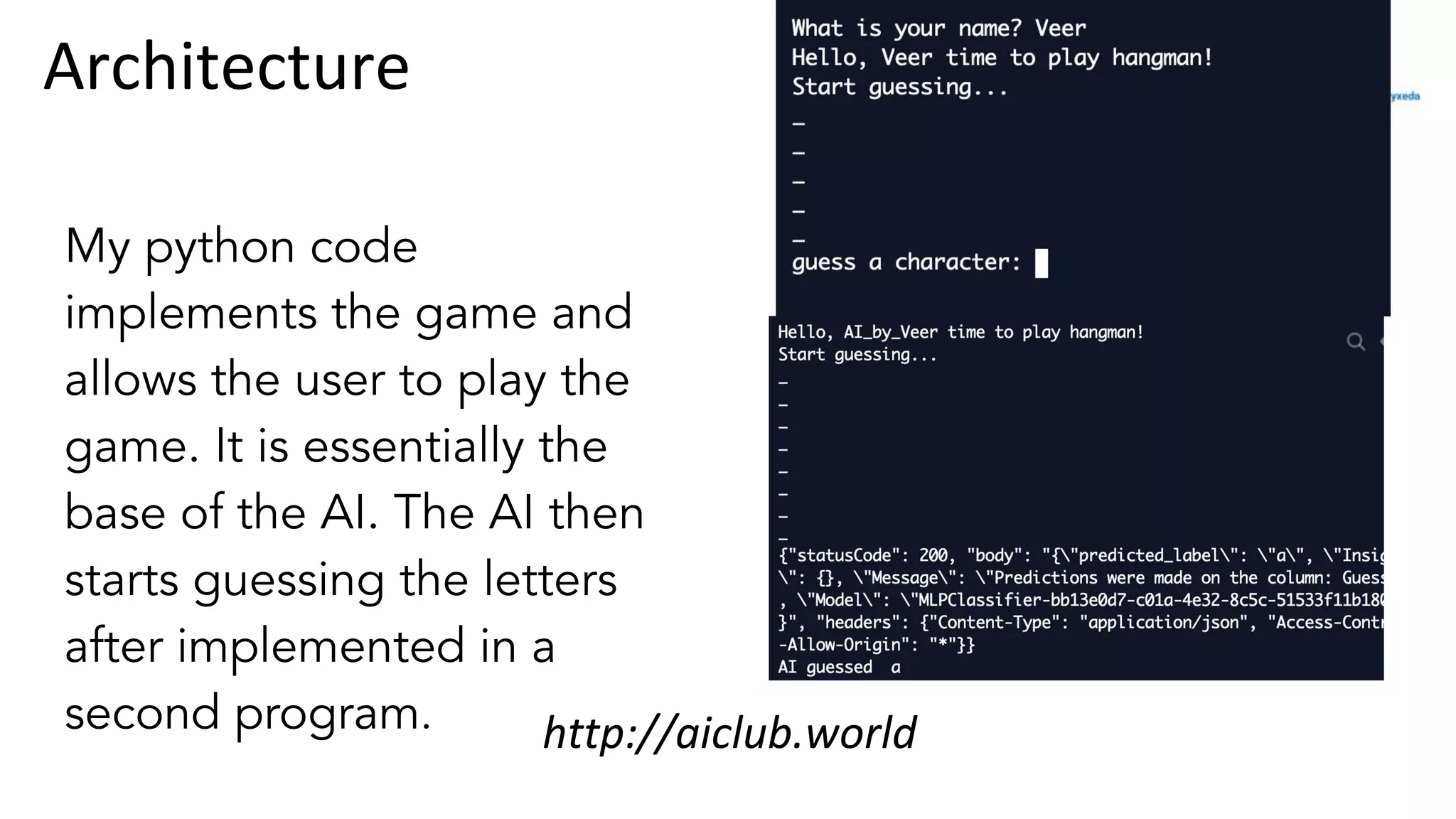 Hangman game - AI Powered and in Python | PPT