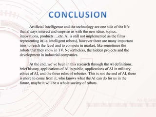 AI PROJECT - Created by: Shreya Kumbhar | PPTX