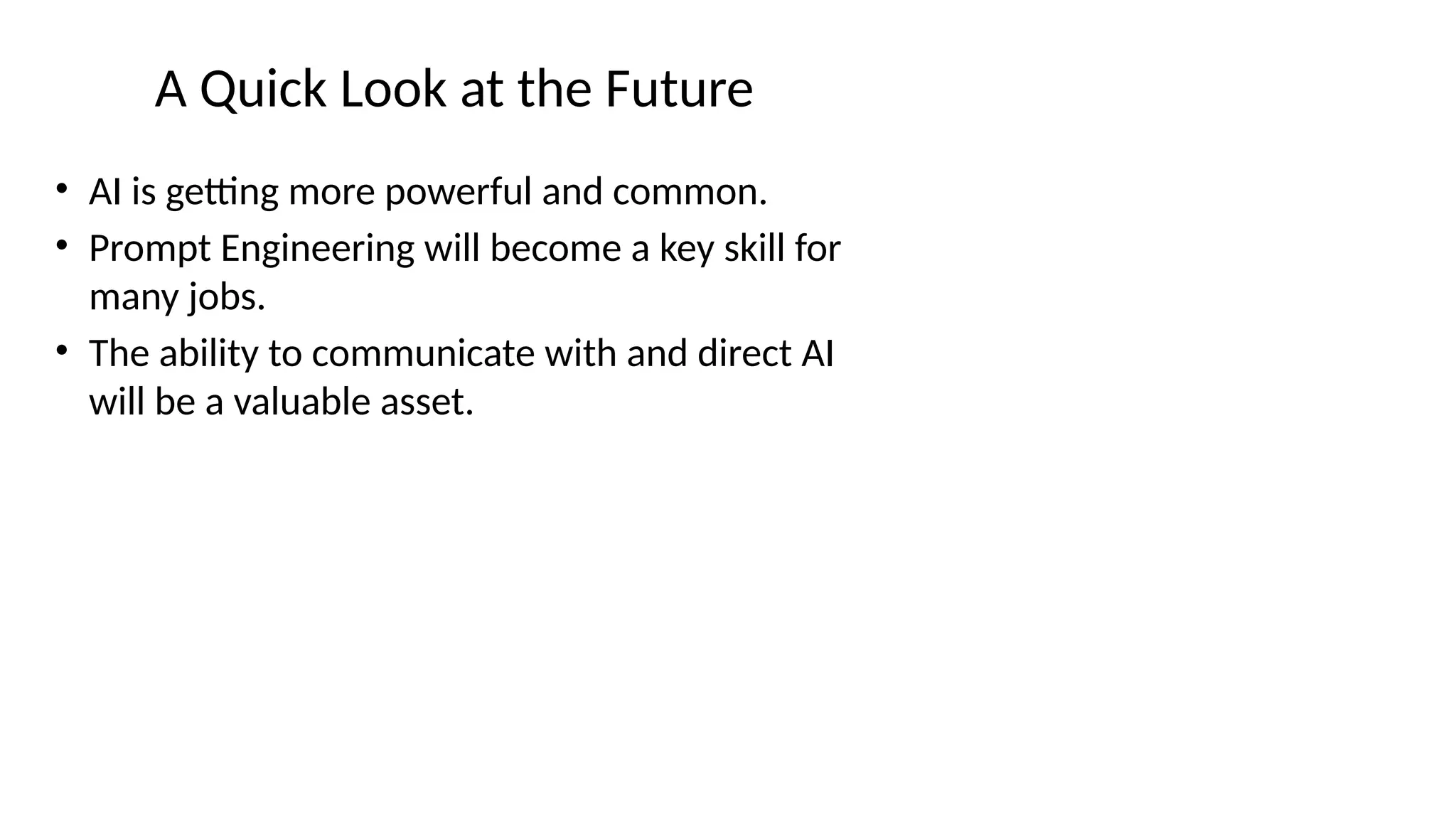 Ai and Prompt Engineering recent presentation.pptx