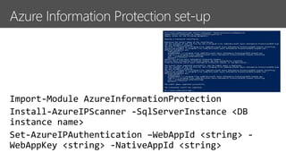 Microsoft TechDays Netherlands 2017 - Azure Information Protection ...