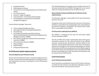 Aips guide element 6 process safety knowledge rev 2 | DOCX | Operating Systems | Computer ...