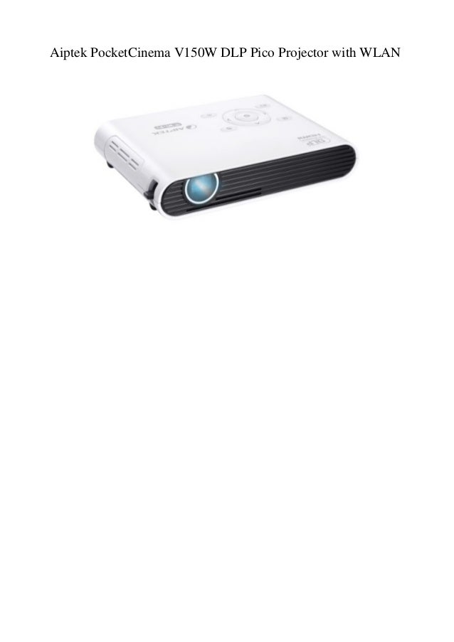 Aiptek PocketCinema V150W DLP Pico Projector with WLAN