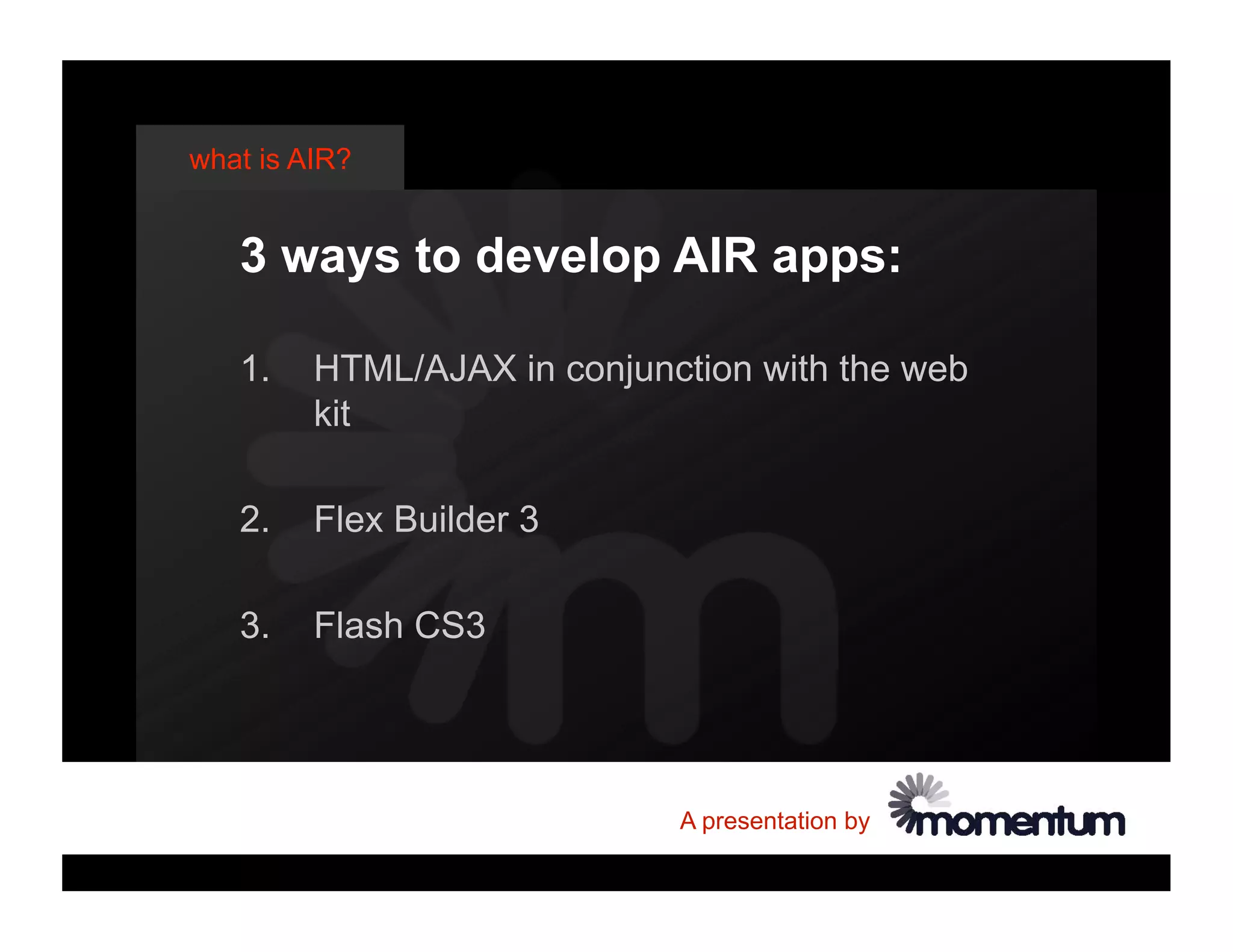 Adobe Air | PPT