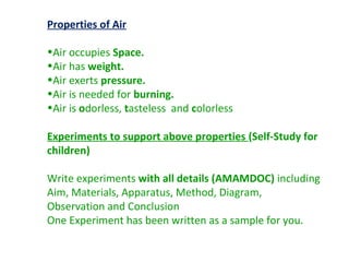 PPT Air, Grade 5, Science | PPT