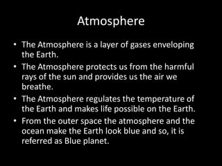 Our atmosphere | PPT