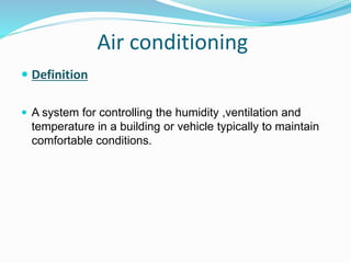 Air conditioning | PPT