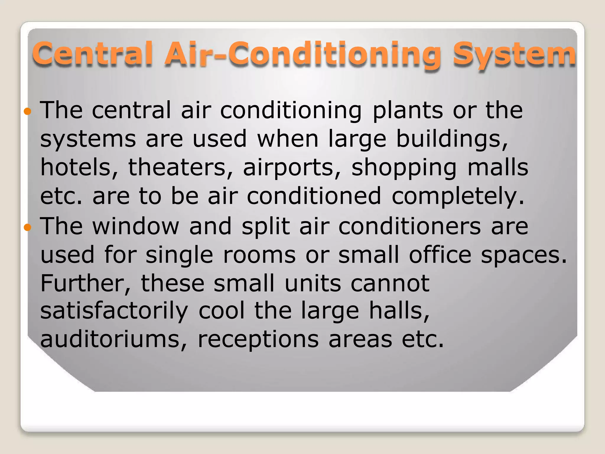Air conditioning-system | PPTX