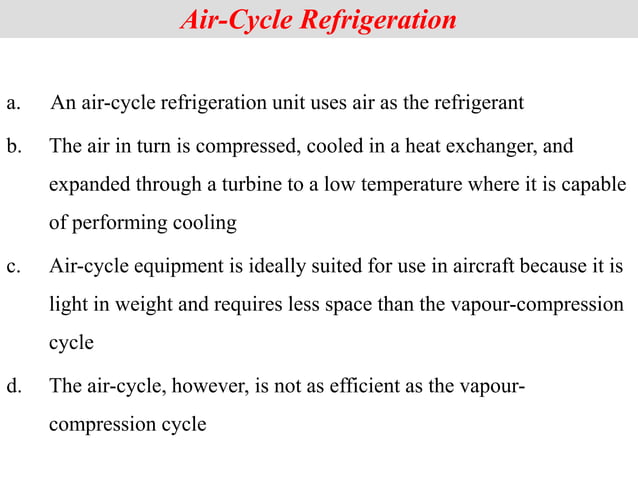 Air-cycle refrigeration.ppt