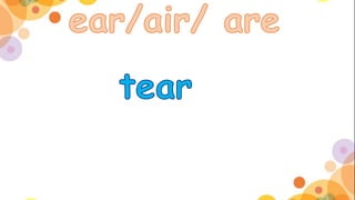 trigraphs Air ear-and-are | PPTX