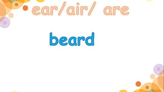 trigraphs Air ear-and-are | PPTX