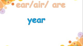 trigraphs Air ear-and-are | PPTX