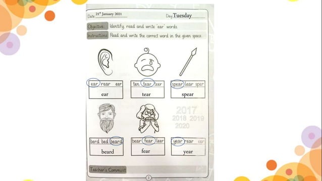 trigraphs Air ear-and-are | PPTX