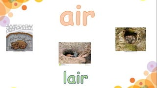 trigraphs Air ear-and-are | PPTX