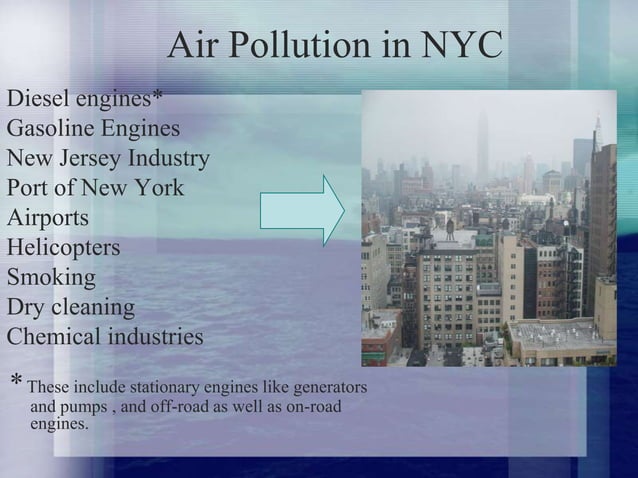 Air Pollution in New York City | PPTX
