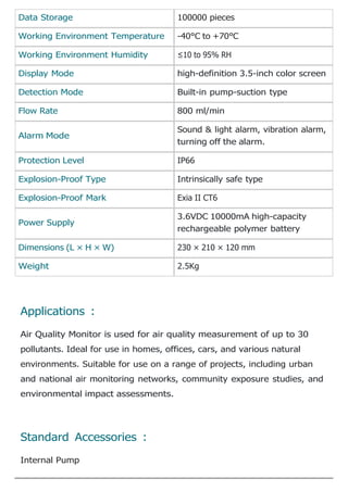 Air-Quality-Monitor laboratory equipment | PDF