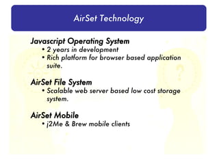 Air Set Overview | PPT