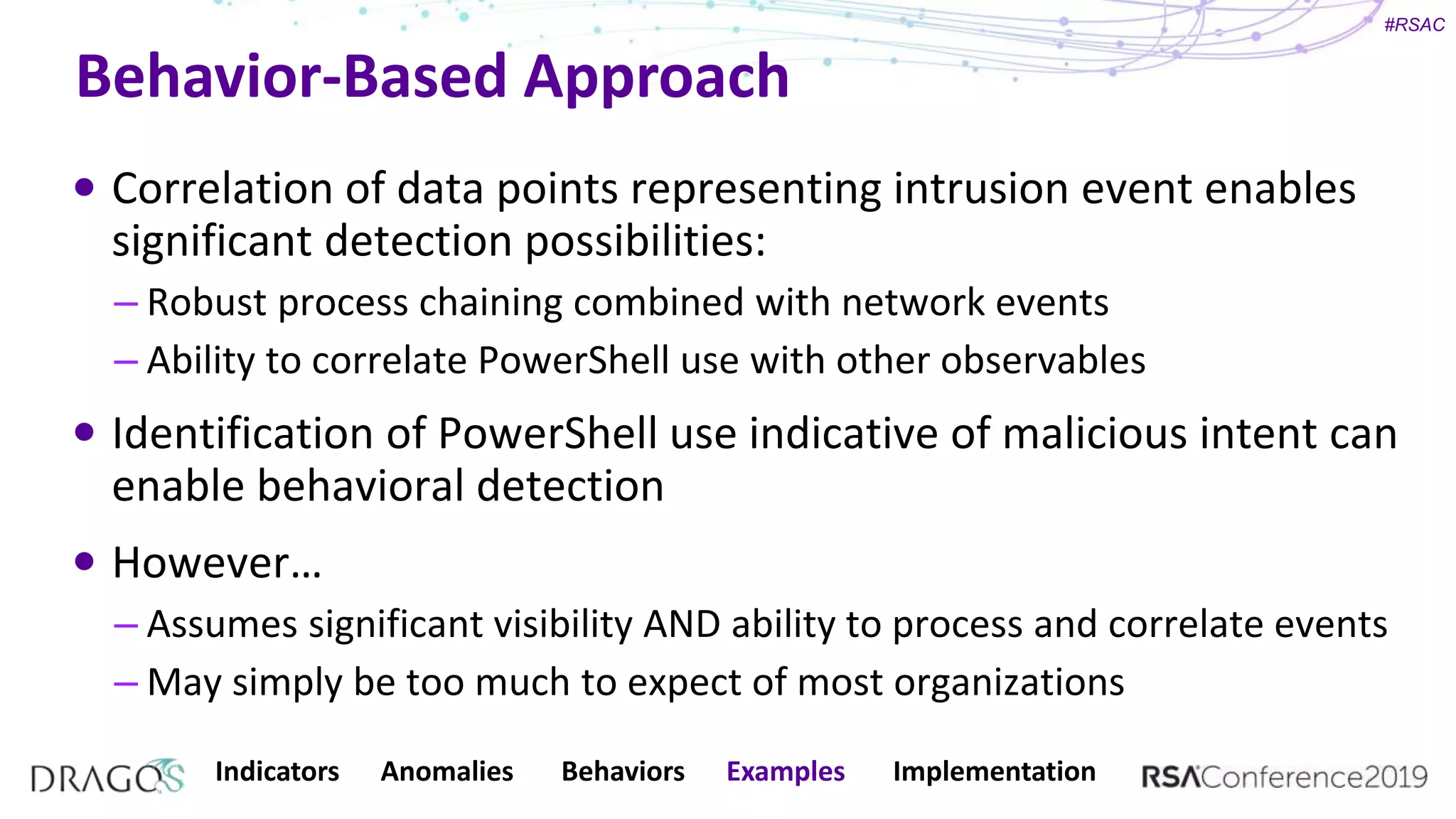 Unraveling Detection Methodologies: Indicators vs. Anomalies vs. Behaviors | PPTX