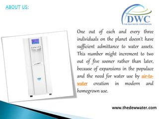Air-To-Water - The Dew Water Corporation.pptx