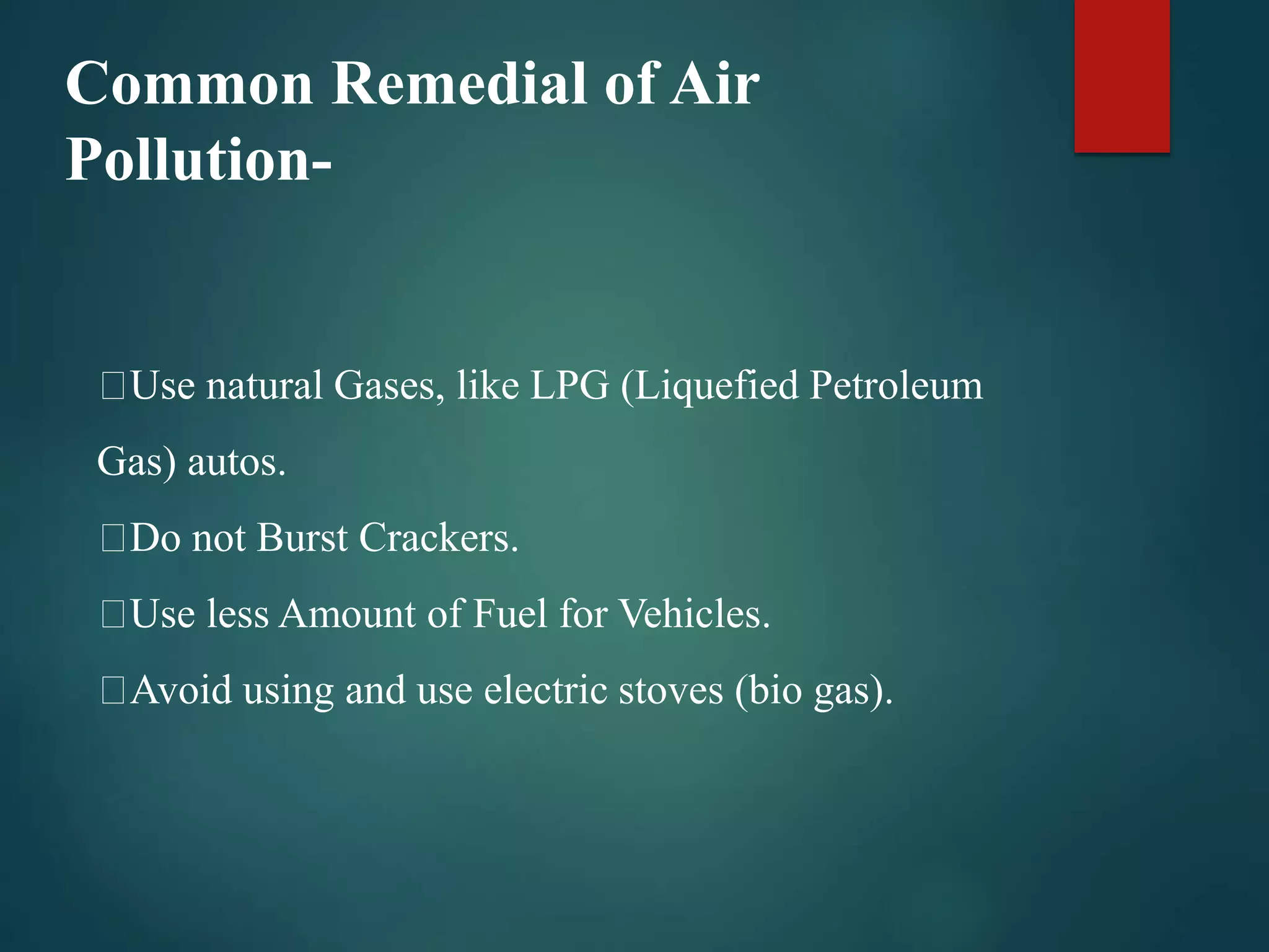 Air water-sound-and-Land-pollution and its remedial approach | PPTX