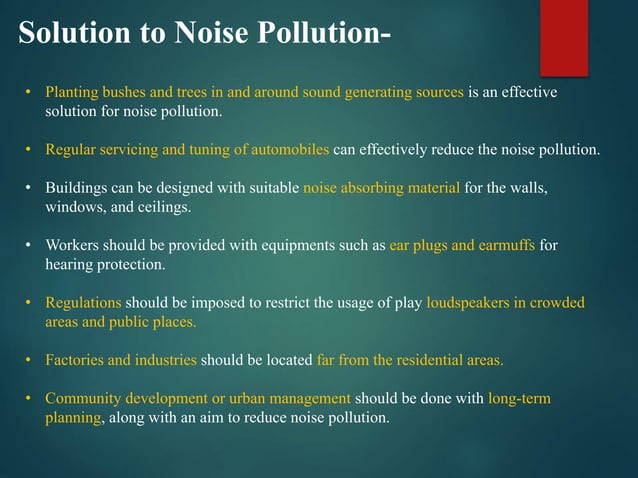 Air water-sound-and-Land-pollution and its remedial approach | PPTX