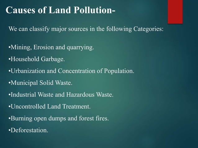 Air water-sound-and-Land-pollution and its remedial approach | PPTX