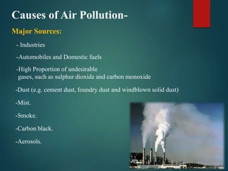 Air water-sound-and-Land-pollution and its remedial approach | PPTX