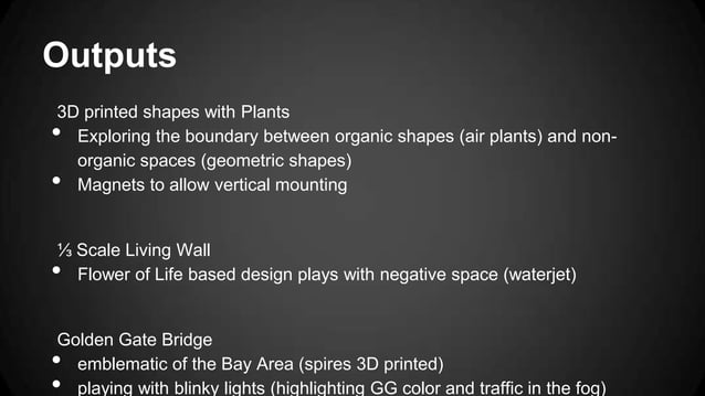 Autodesk / Instructables AiR05 by Timothy Lipton, presented 12-10-13 | PPT