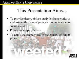 Protest Communication in Twitter: An Emergent Norm Perspective | PPT