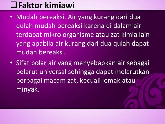 Air 2 qullah dalam tinjauan sains | PPT