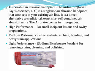 Air abrasion | PPTX
