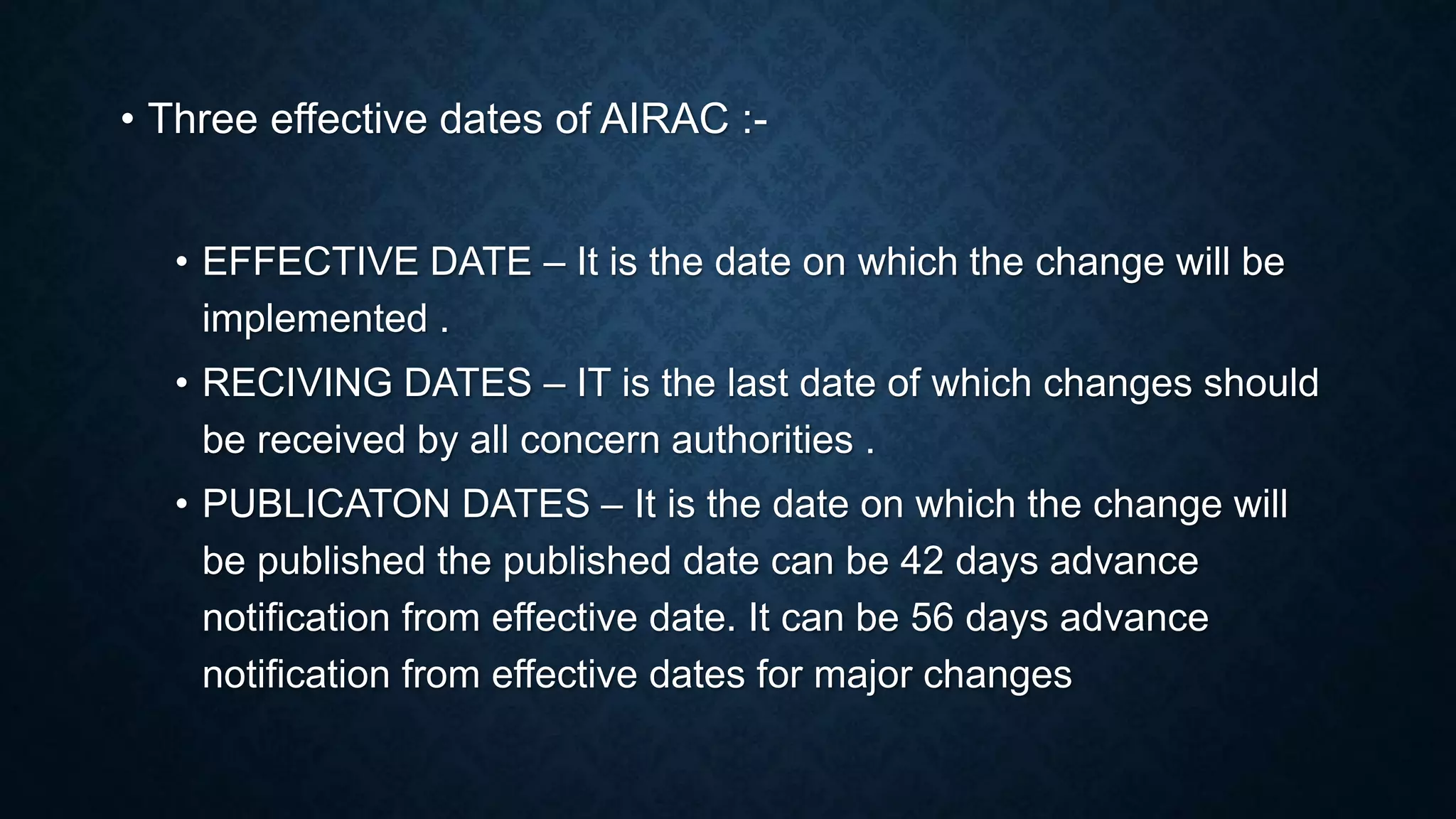 AIRAC PPT RAHUL.pptx