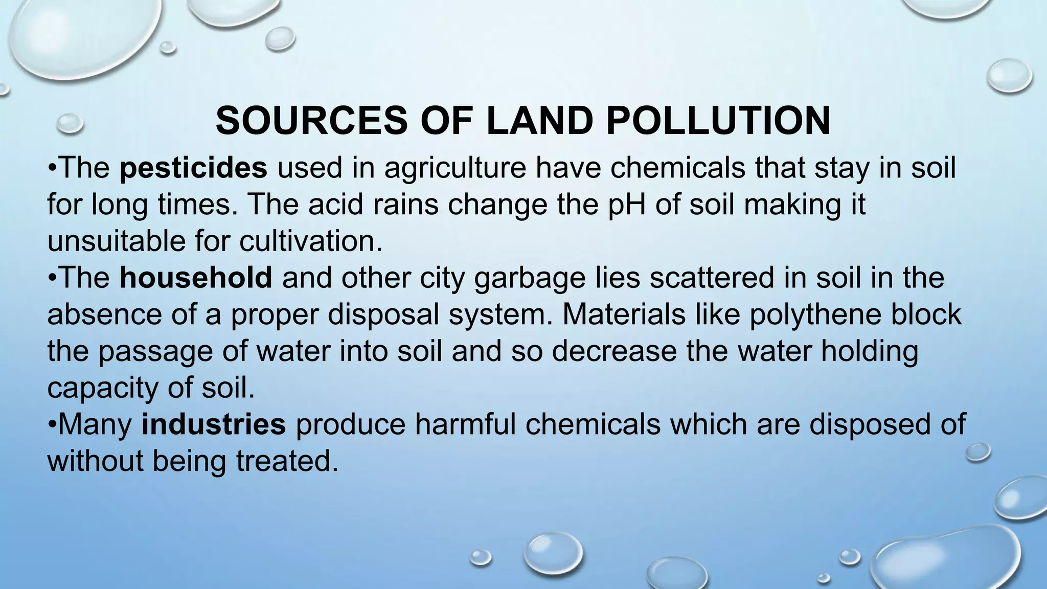 Air and land pollution | PPTX
