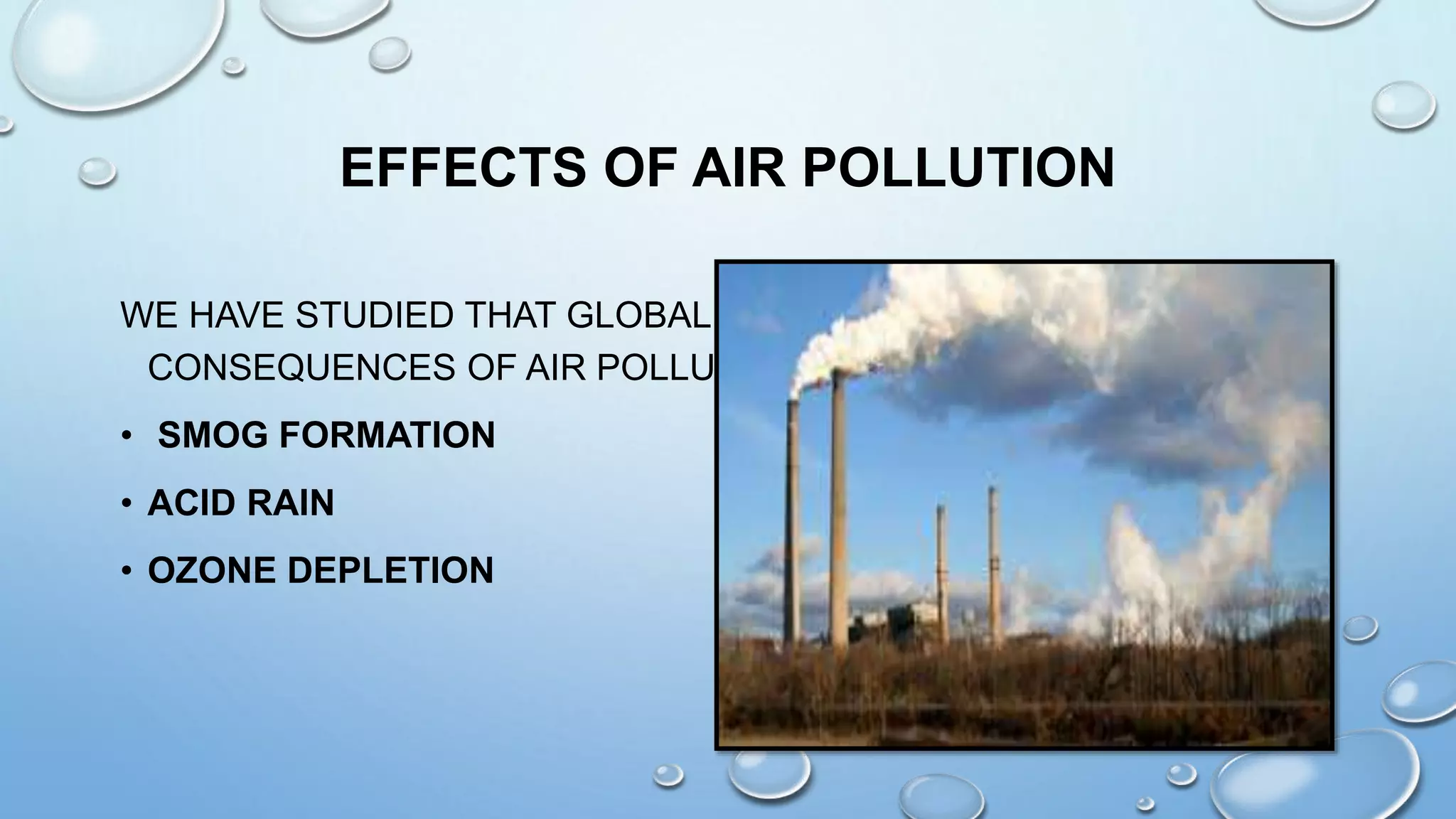 Air and land pollution | PPTX