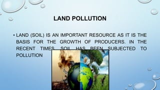 Air and land pollution | PPTX