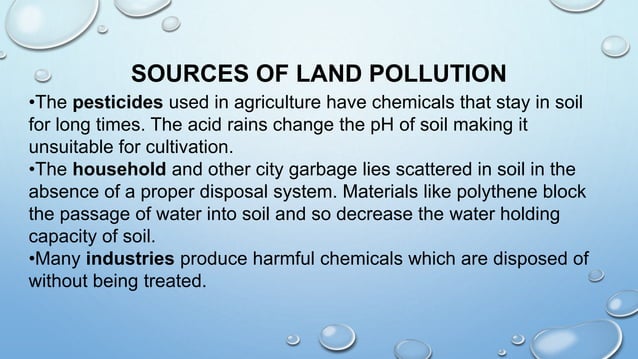 Air and land pollution | PPTX