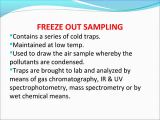 Air and solid waste sampling | PPT